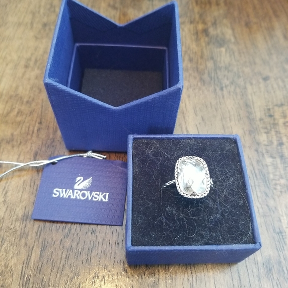 Swarovski | Jewelry | Nib Swarovski Solitaire Ring 58 | Poshmark